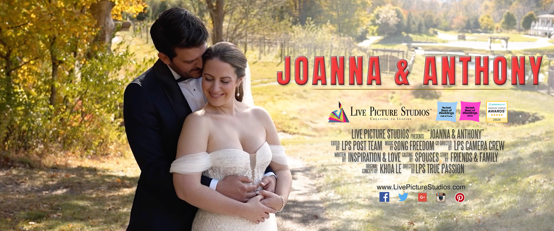 Joanna and Anthony Wedding Highlight - Bear Brook Valley, Fredon Township NJ