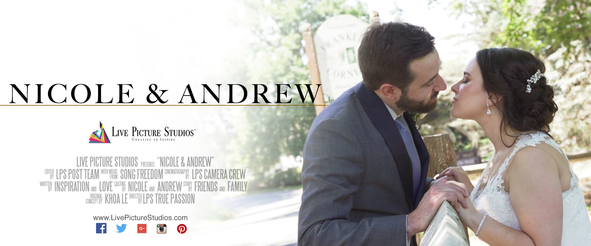 Nicole and Andrew Wedding Highlight - Olde Mill Inn, Basking Ridge NJ