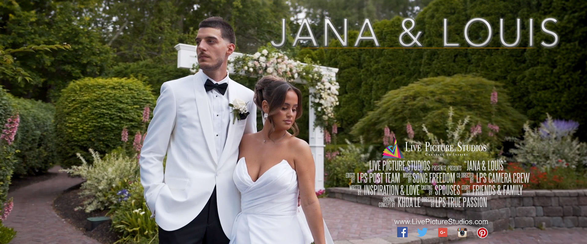 Jana and Louis Wedding Highlight - The Mill Lakeside Manor, Spring Lake NJ